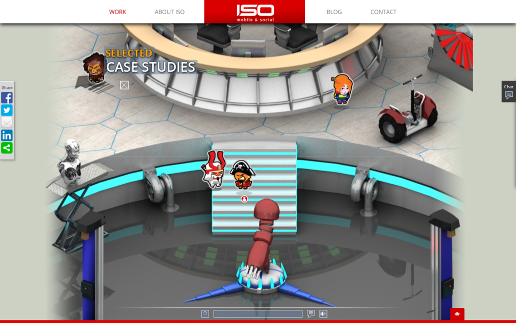 ISO Interactive's Virtual World Website - The Troy Agency