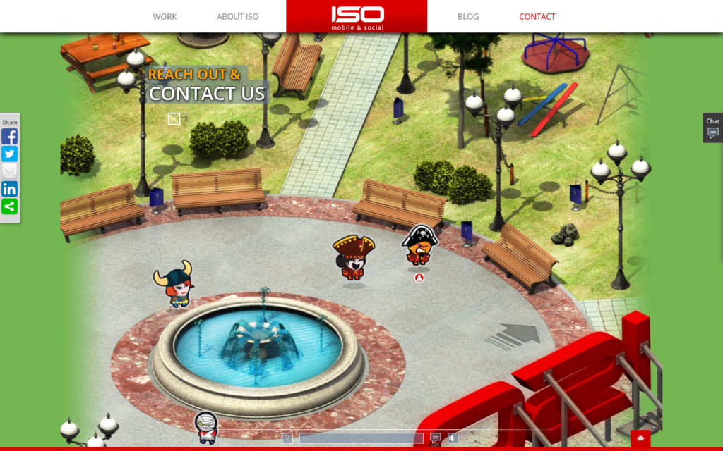 ISO Interactive's Virtual World Website - The Troy Agency