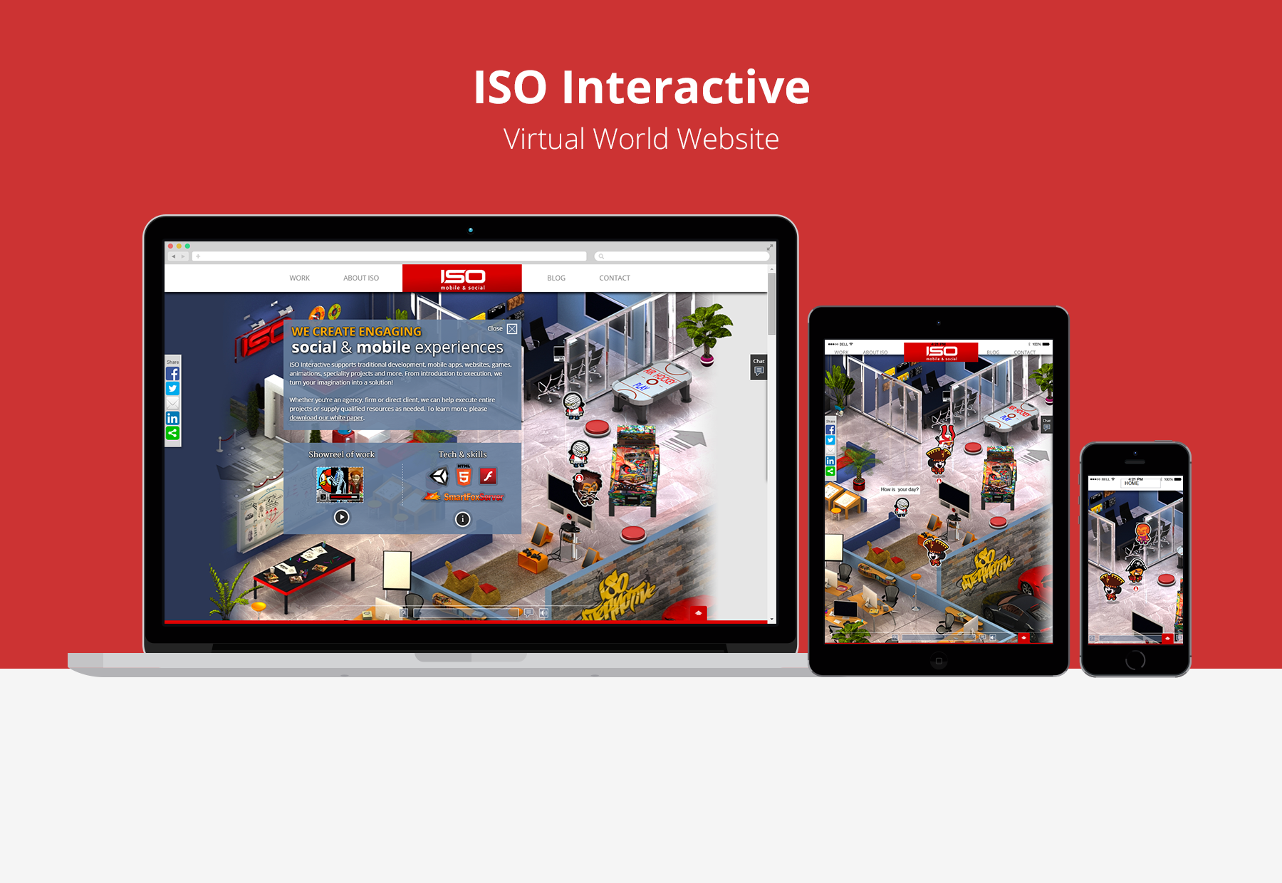 ISO Interactive's Virtual World Website - The Troy Agency